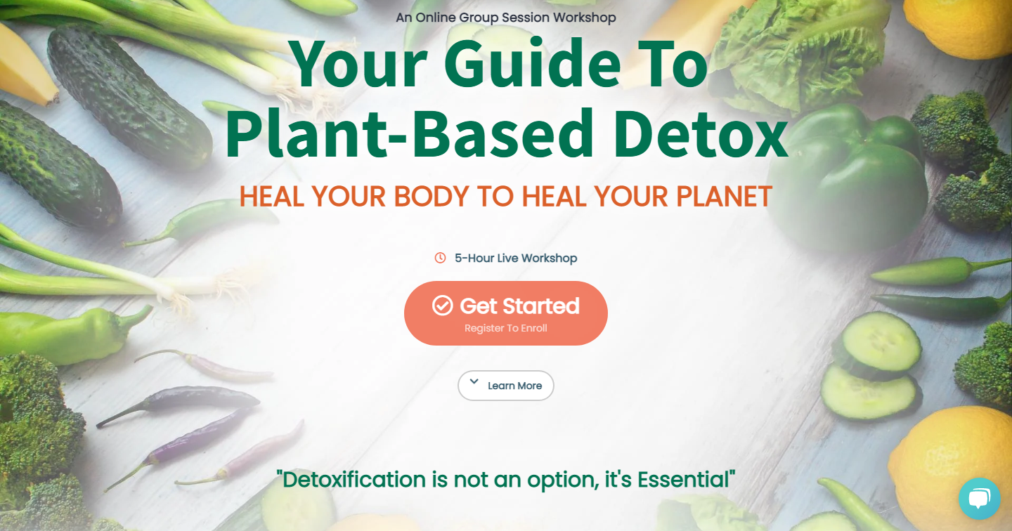 5-Hour Online Workshop Guide To Plant-Based Detox | Health Program by ...